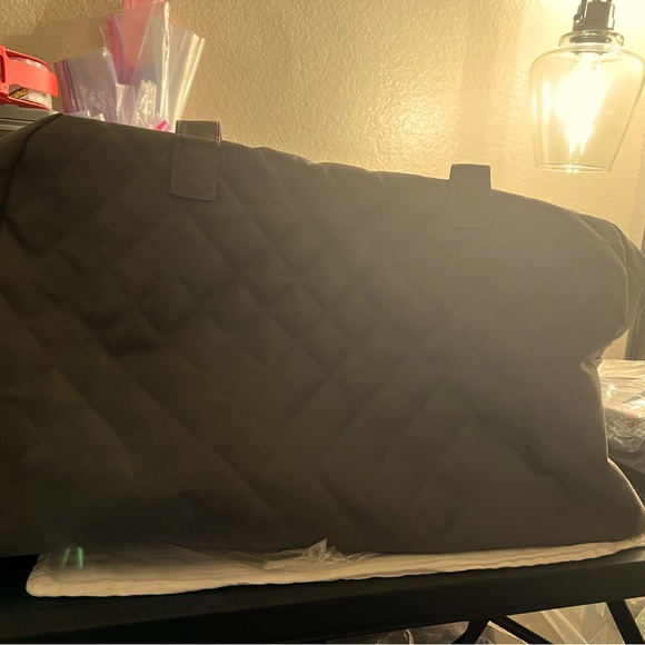 Bags | New Still In Plastic Weekender Bag With Side Pockets And Black ...